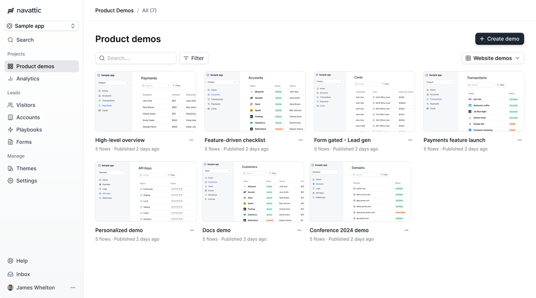 Interactive Product Demo Software That Delights
